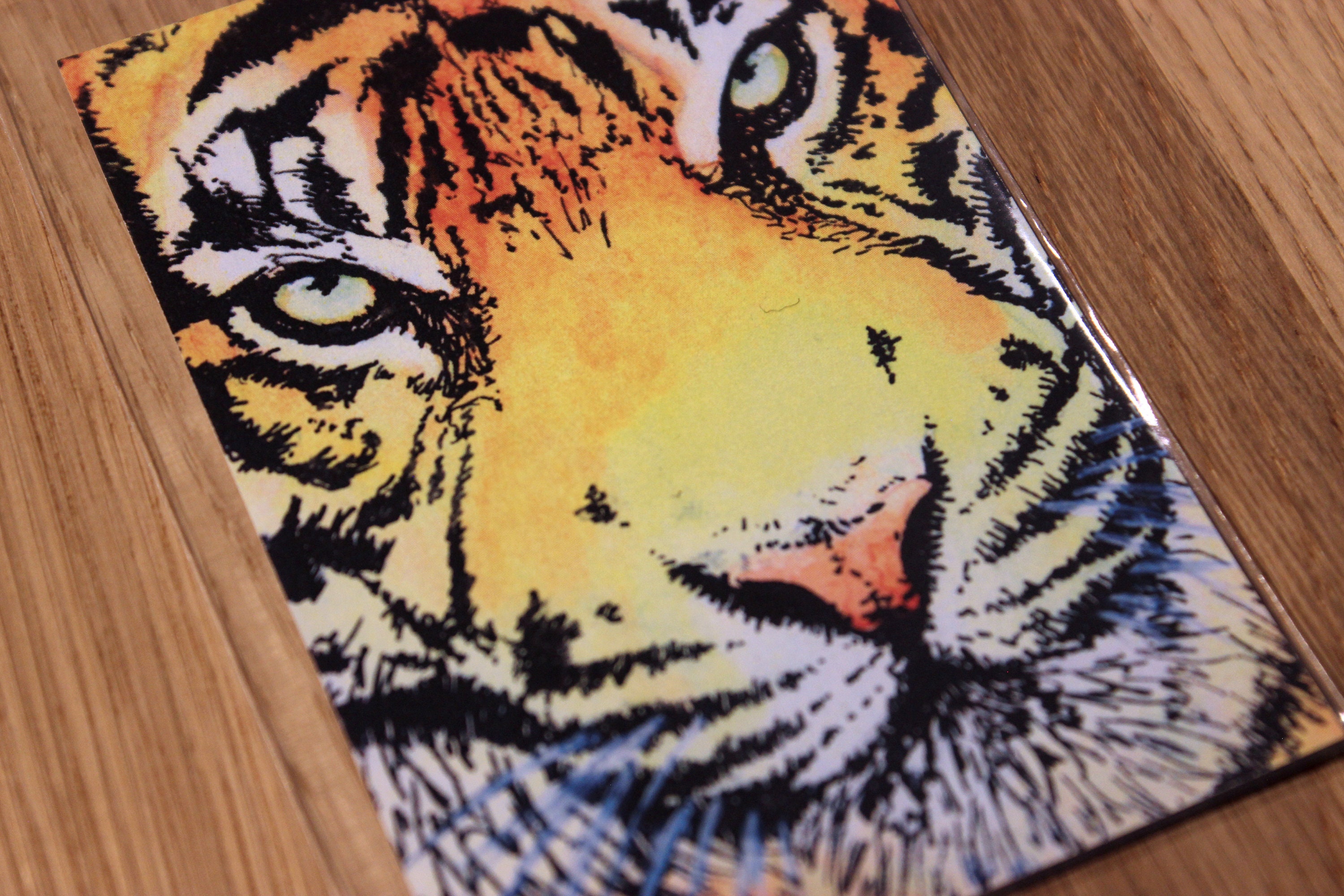 Tiger ACEO Print, Acrylic Painting Print, Animal Art Print, ACEO ATC - Etsy