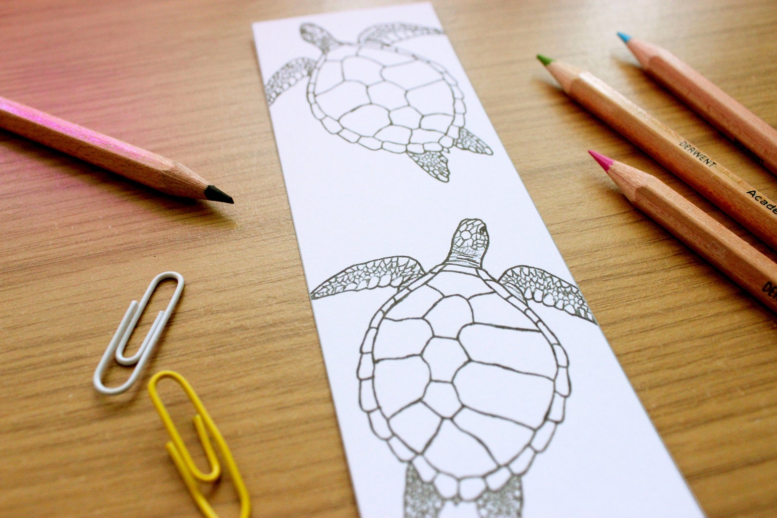 Set of 12 Bookmarks Bookmark Set Colour-in Bookmarks - Etsy