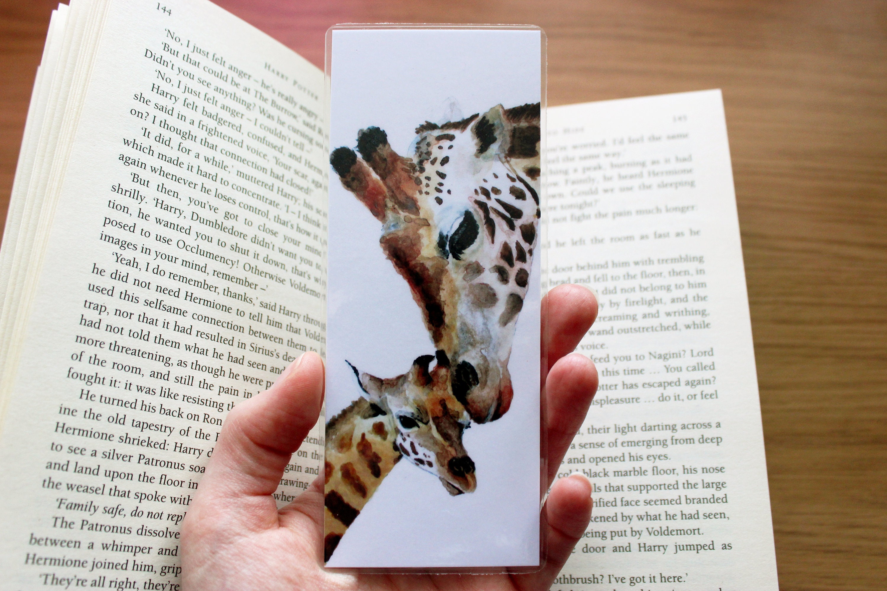 Giraffes Bookmark Animal Art Bookmark Book Lover Gift - Etsy