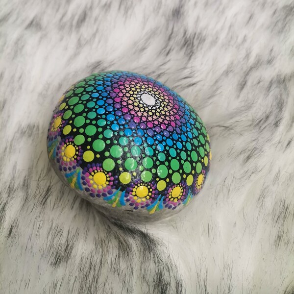 Painted Pebble - Etsy