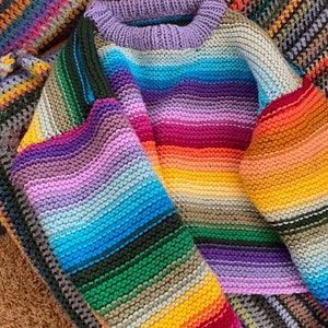 The 'joy' Sweater Adult Chunky Easy Beginner - Etsy UK