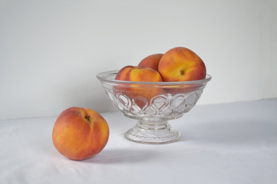 Bryce Brothers EAPG Ribbon Candy Pattern Glass Bowl 1890s Vintage Glass ...