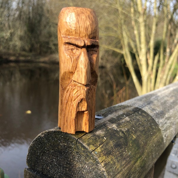 Hand Carved Wizard - Etsy