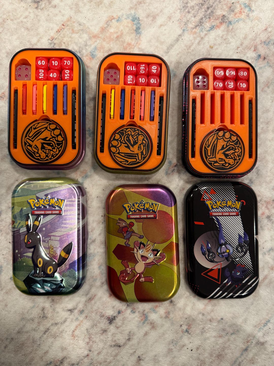 TCG Mini Tin Token and Dice Insert - Etsy