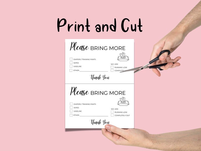 Daycare Parent Notice: Please Bring More Supplies - Etsy