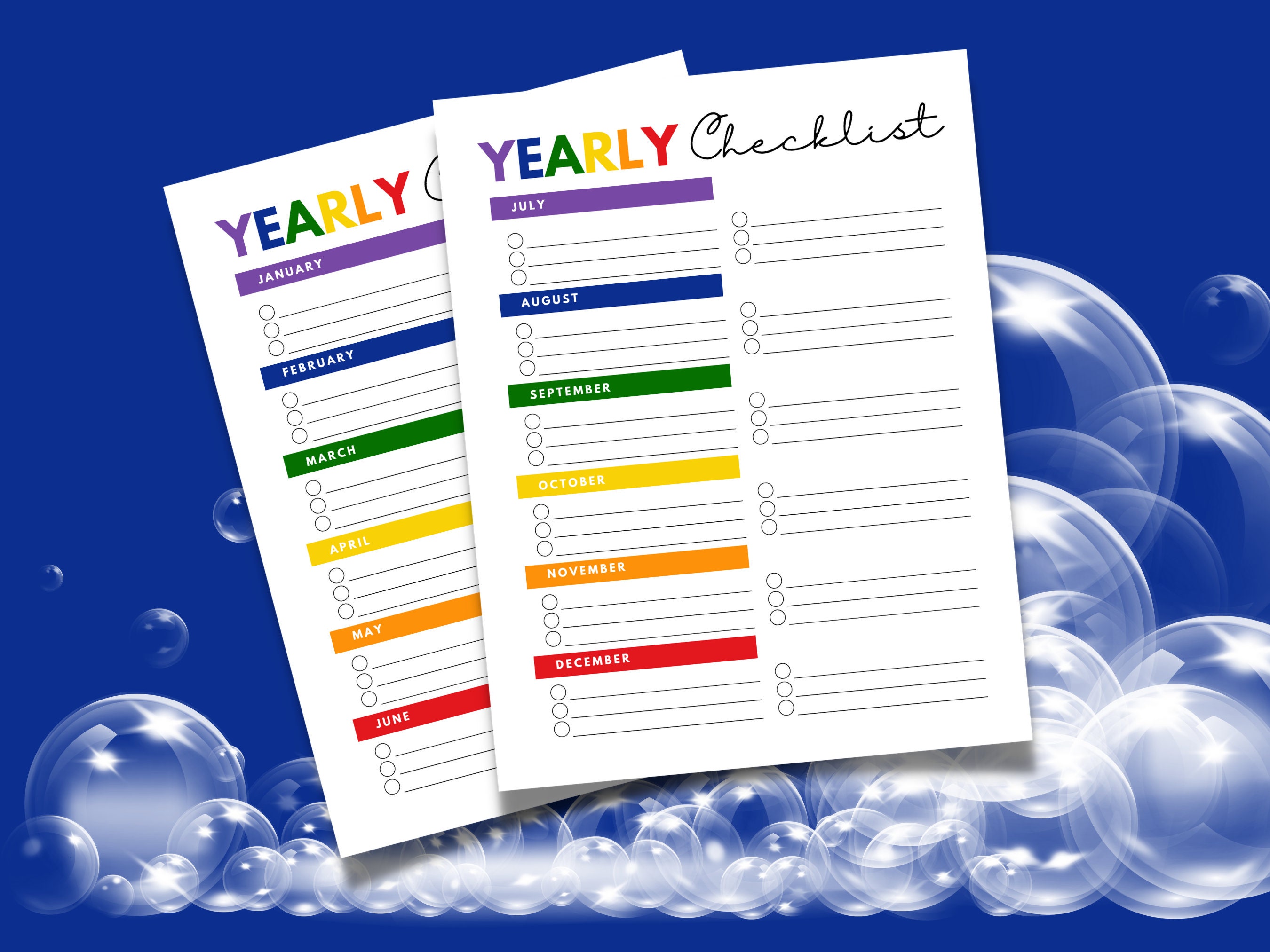 Daycare Yearly Cleaning Checklist | Daycare Cleaning Schedule | Yearly ...