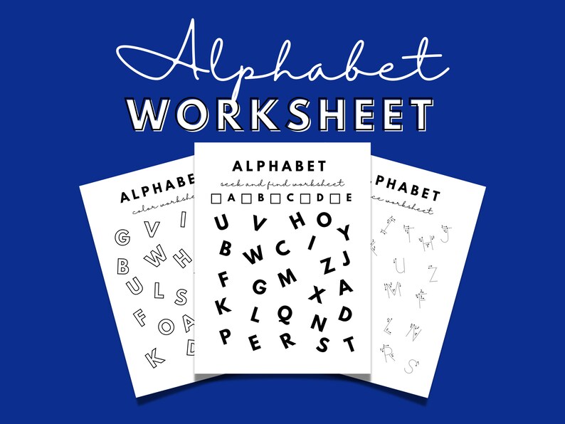 Uppercase Letter Activity Sheets for Preschoolers | Capital Letter ...