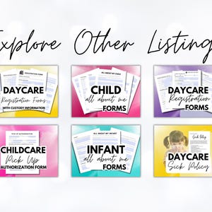 Daycare Supply List Printable for Parents - Etsy