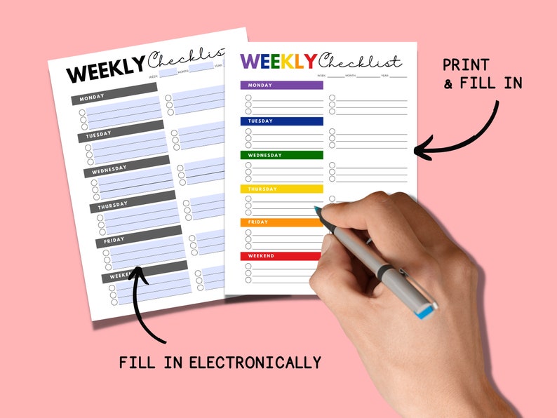 Daycare Weekly Cleaning Checklist | Daycare Cleaning Schedule ...