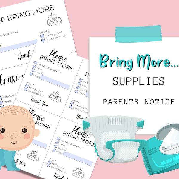 Daycare Parent Notice Template - Etsy