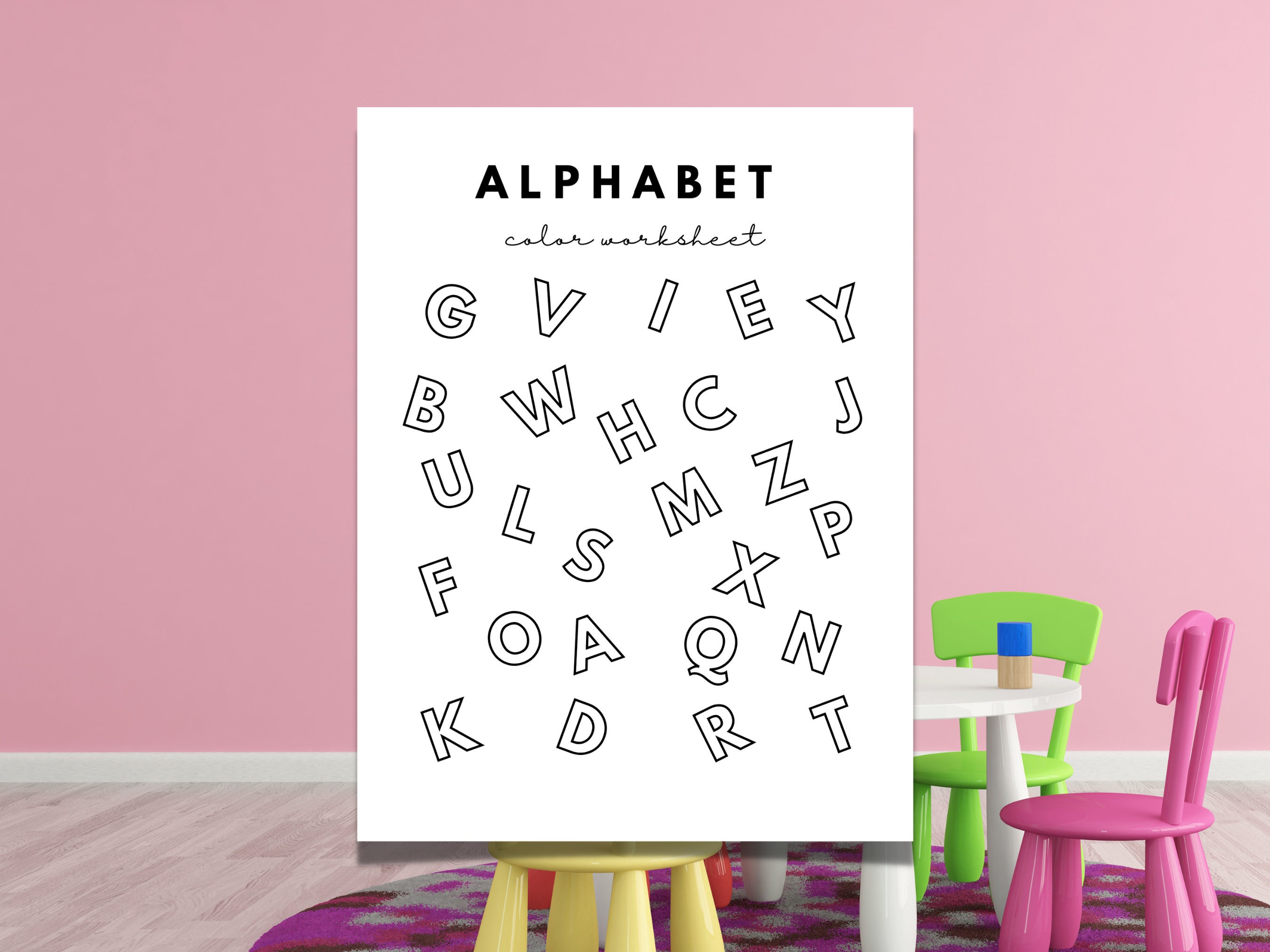 Uppercase Letter Activity Sheets for Preschoolers Capital Letter ...