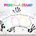 First Day Handprint Art for Daycares Daycare Hand Print Printable for ...
