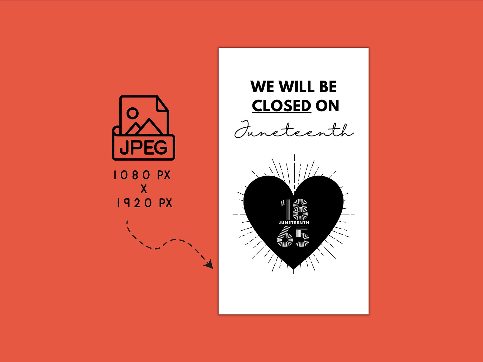Juneteenth Holiday Closure Sign - Etsy
