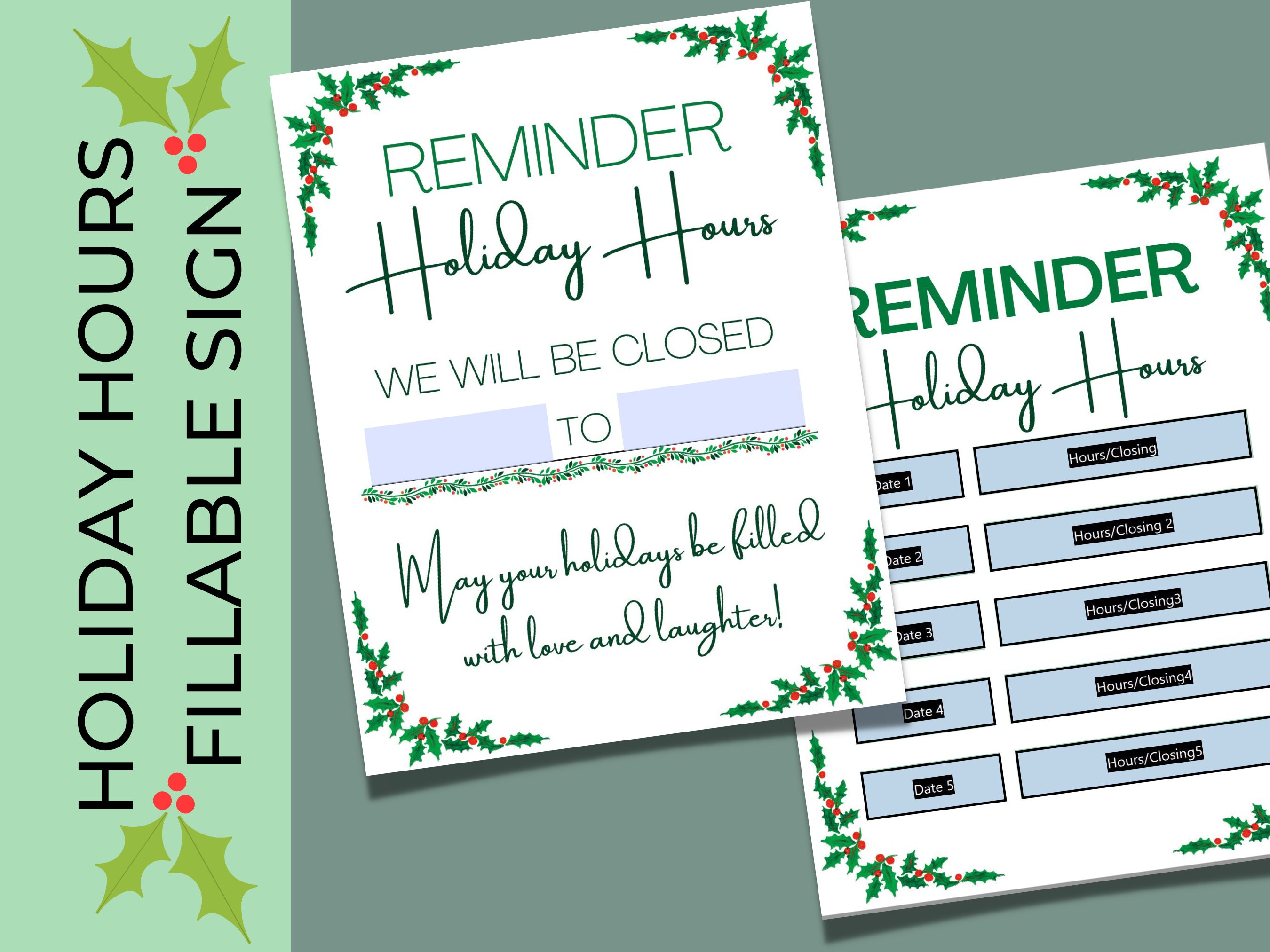 Reminder Sign