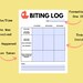 Bite Report Bundle | Bite Notice | Bite Log | Bite Letter to Parents ...