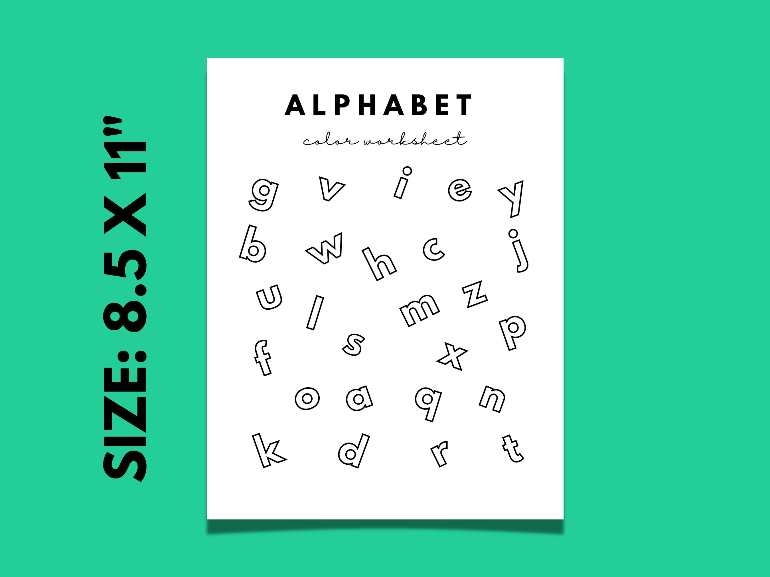 Lowercase Letter Worksheets Lower Letter Recognition Activity Pages ...