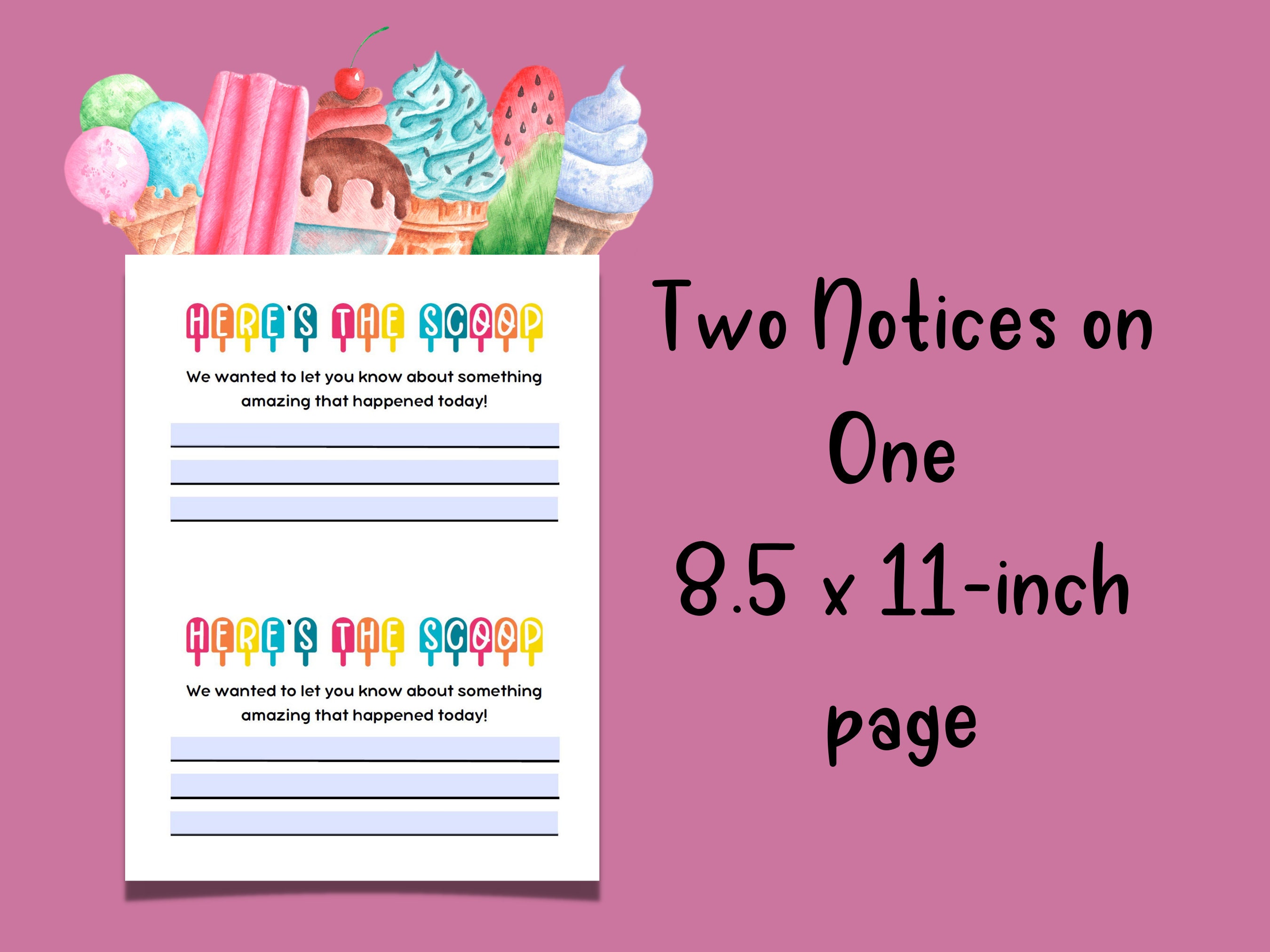 Positive Praise Notes for Daycares, Preschools and Teachers | Daycare ...