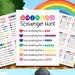 Rainbow Color Scavenger Hunt for Kids (printable PDF) - Etsy