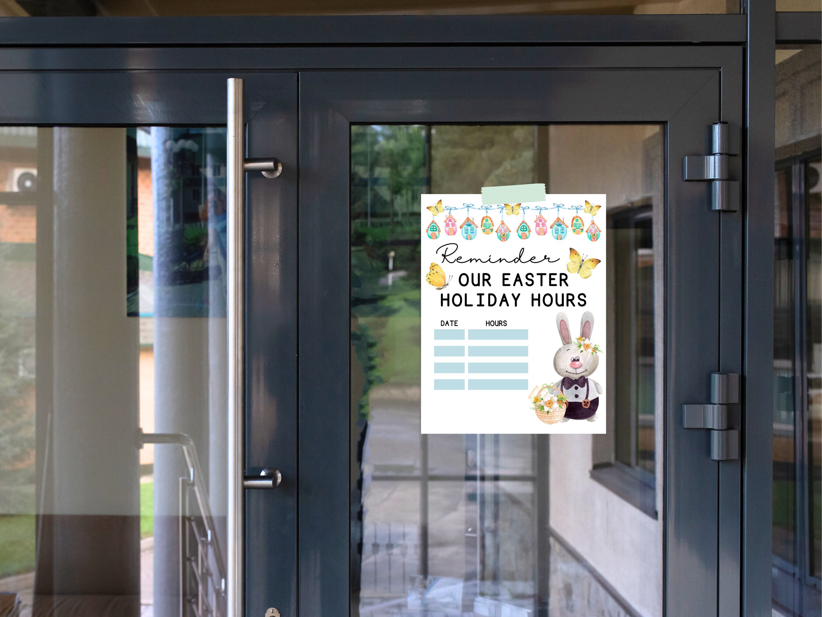 Easter Closed Sign | Easter Holiday Closure Signs | Easter Holiday ...