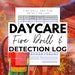 Daycare Fire Drill & Detection Log: Fillable Emergency Forms for ...