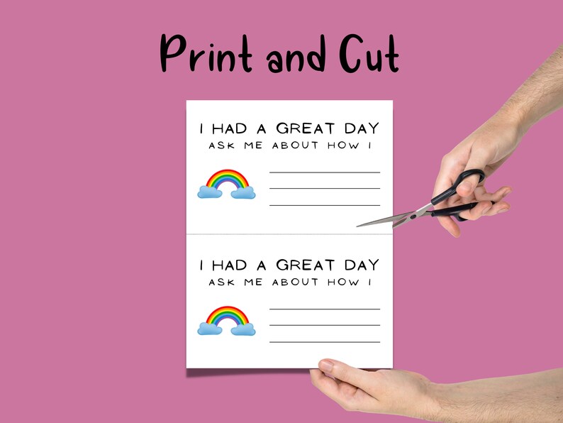 I Had A Great Day Kids Certificate of Achievement | Parents Notice ...