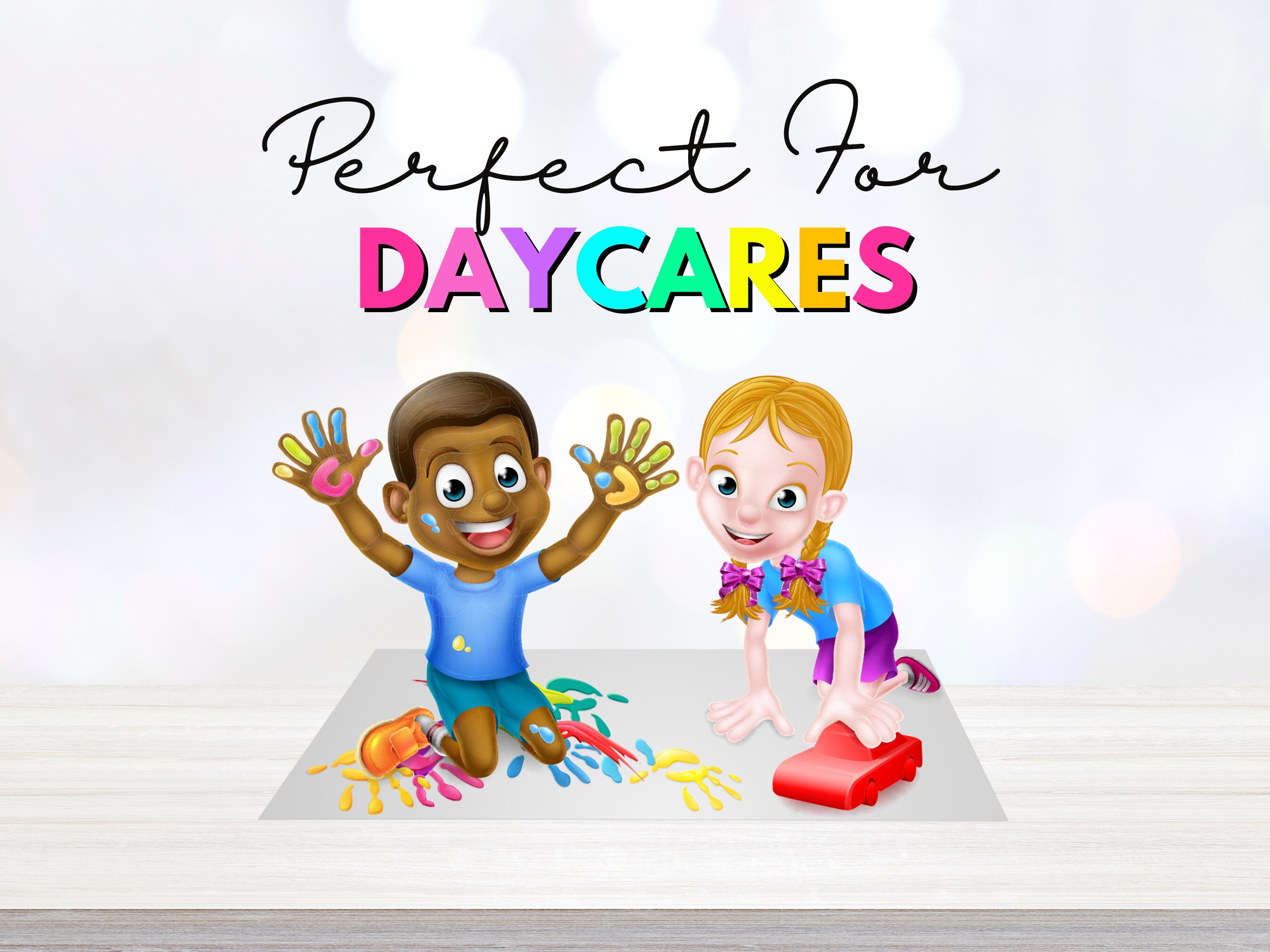 First Day Handprint Art for Daycares Daycare Hand Print Printable for ...