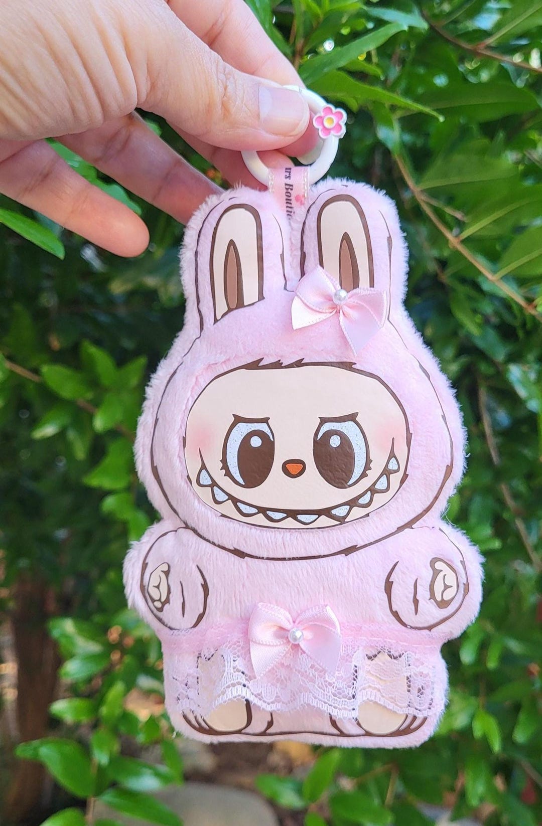 Labubu Monster Pinky Keychain/Labubu Monster Charm/Labubu Keychain ...