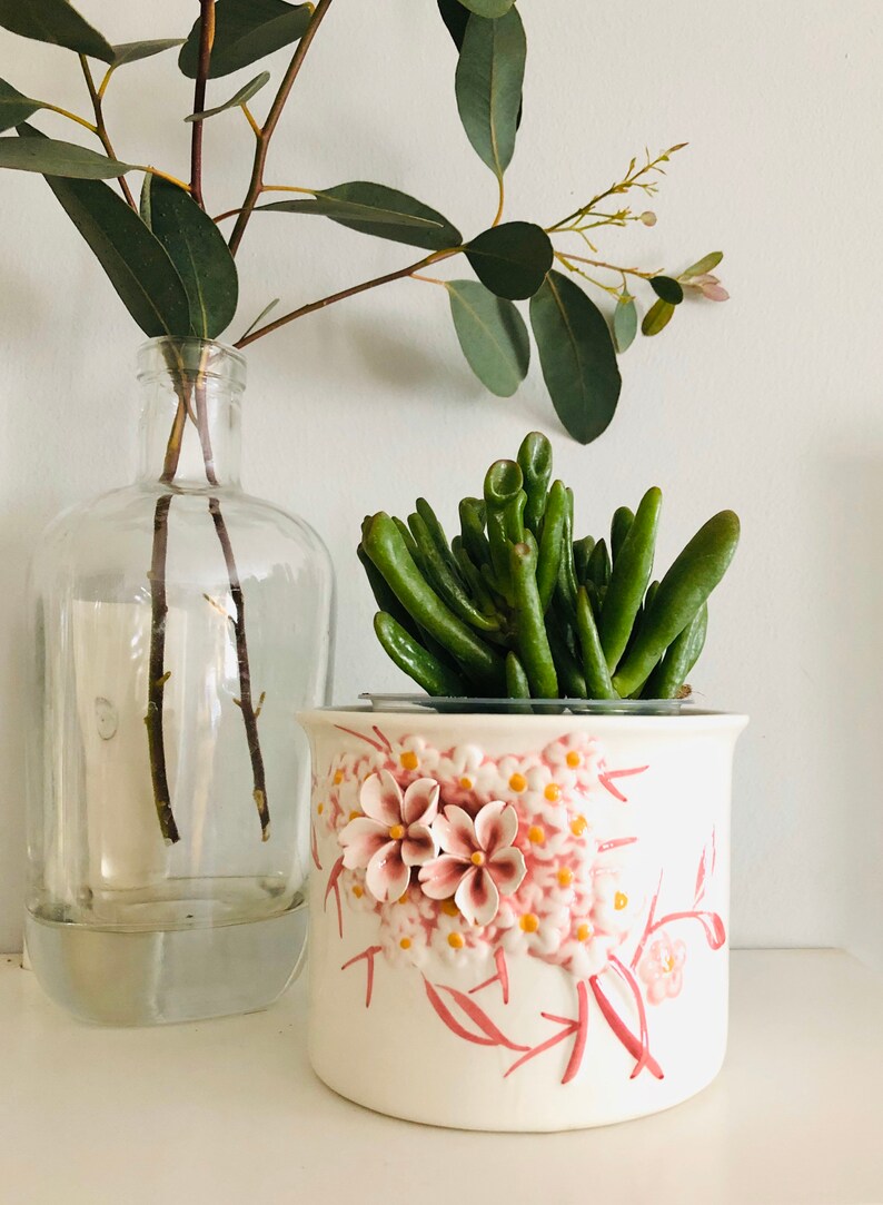 Vintage Capodimonte Style Porcelain Flower Plant Pot. Italian - Etsy