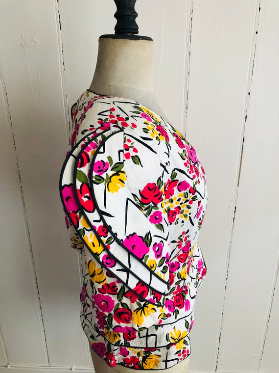 vintage Simon Ellis Gold Medal Collection Floral Jack… - Gem