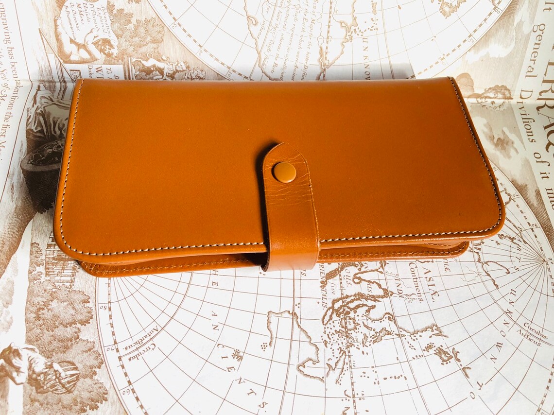 Vintage Bridget Cards Game Travel Set Tan Cowhide Leather Case. Vintage ...