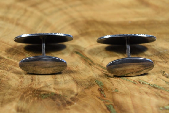 Vintage Norwegian Finn Jensen Viking Ship Cufflinks i… - Gem