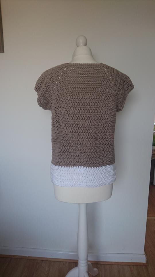 CROCHET PATTERN for the Country Cotton Cardigan in Sizes XS | Etsy