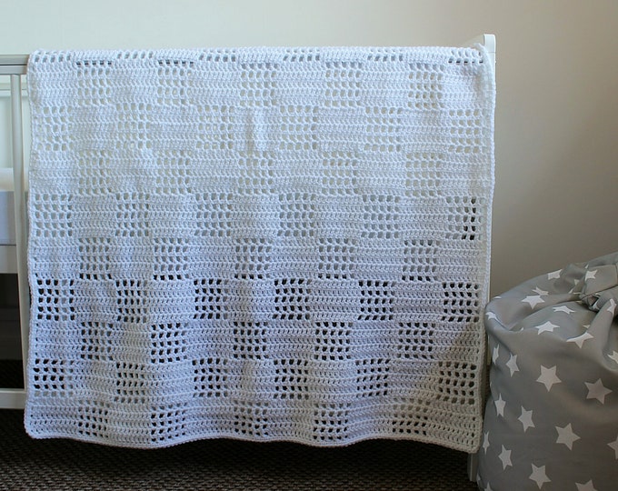 CROCHET PATTERN for the Cubed Baby Blanket PDF Download Baby Blanket ...