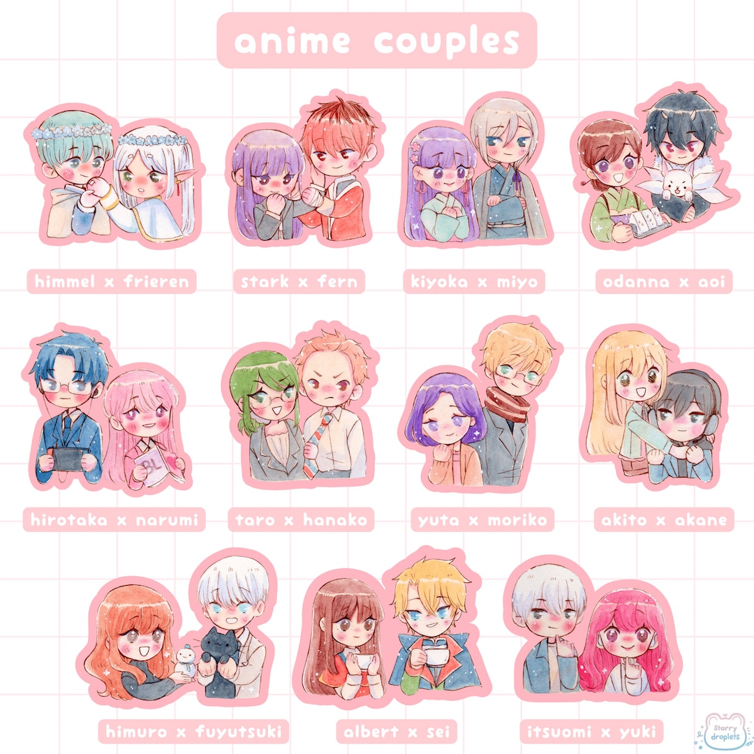 Josei Anime Couples Stickers - Etsy