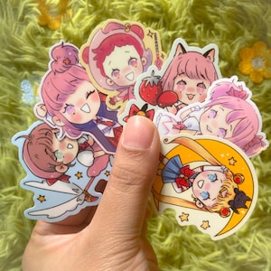 Magical Girls and Witches Stickers - Etsy