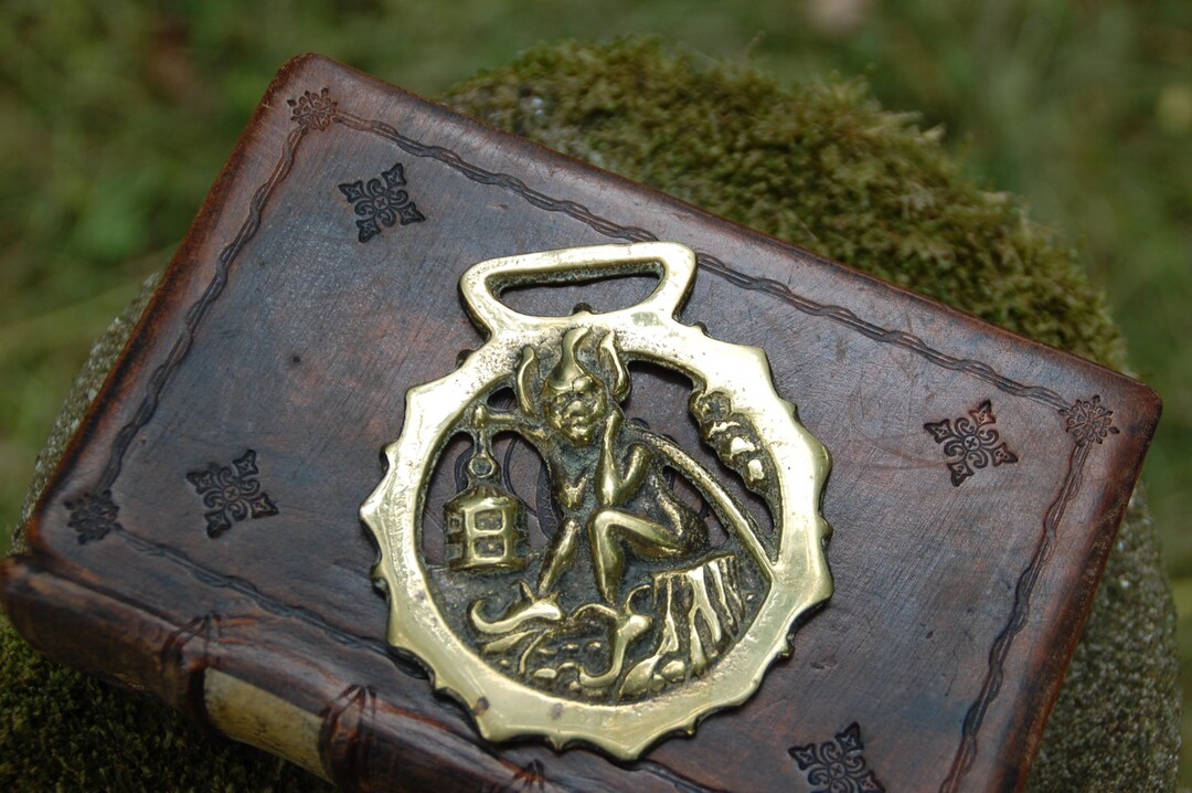 Dartmoor Pixie Horse-brass - Piskie Horse Brass - Good Luck Charm ...