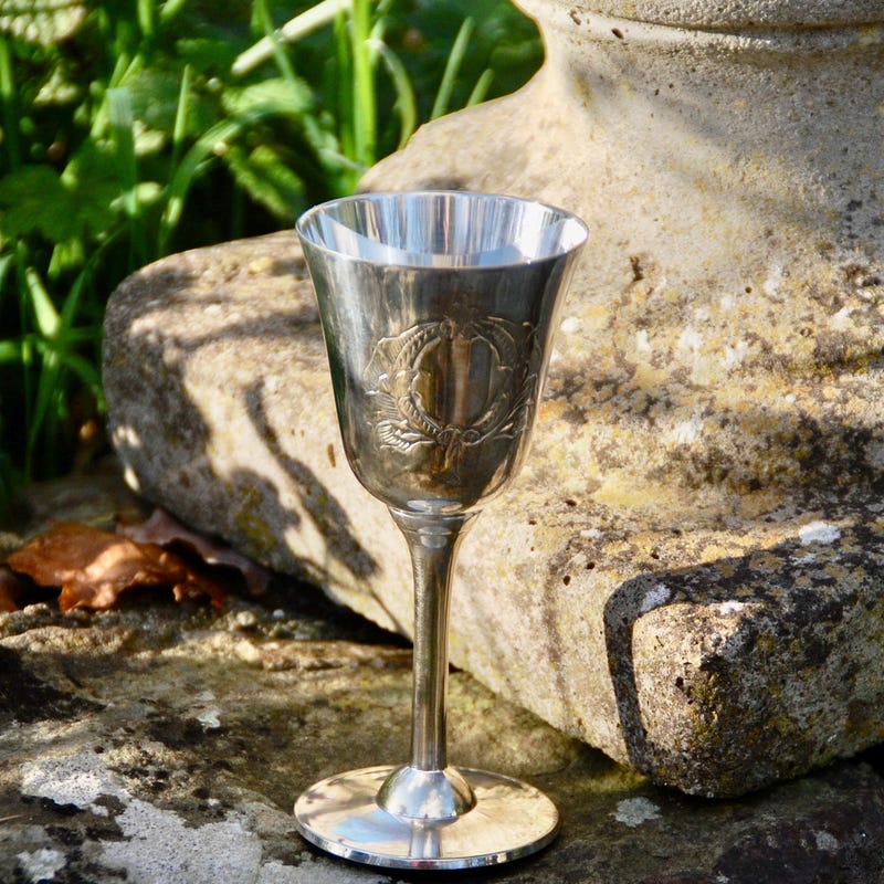 Pagan Silver Chalice - Etsy UK