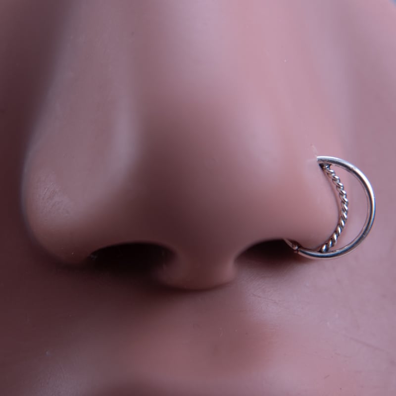 Moon Nose Ring - Etsy