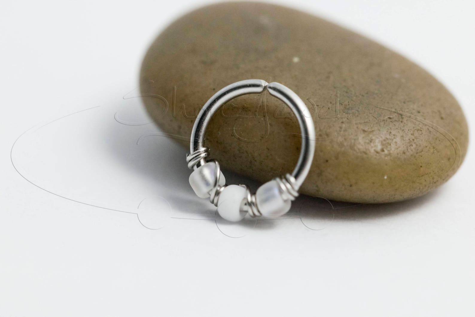 16G 18G 20G Ice Snowflake Nose Hoop Ring or Cartilage Earring - Etsy UK