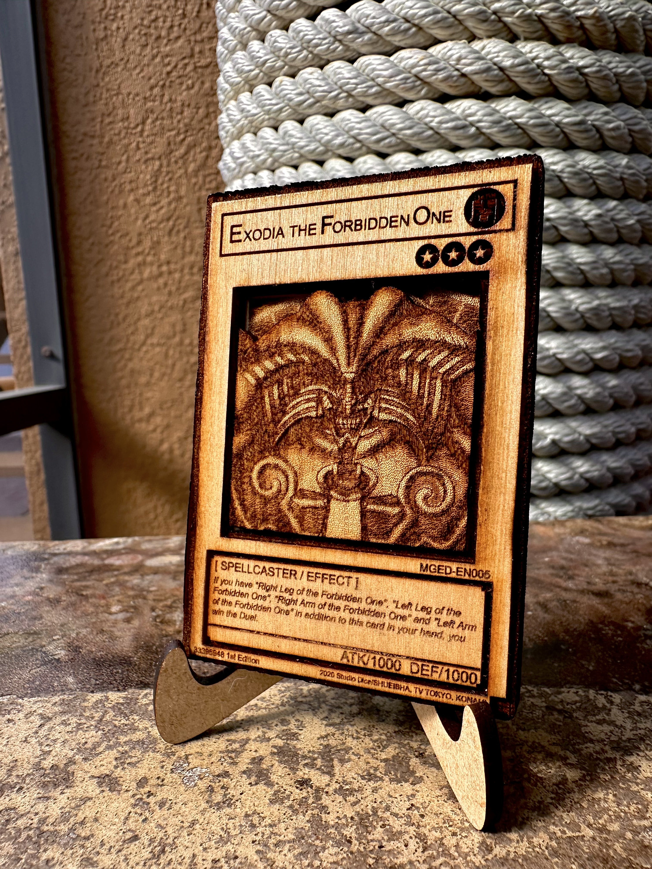 Laser Cut Wooden 5 Replica Pieces of Exodia - Etsy