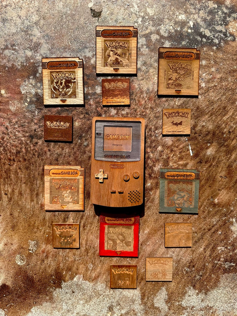 Laser Cut Wooden Gameboy Color Artwork - Etsy