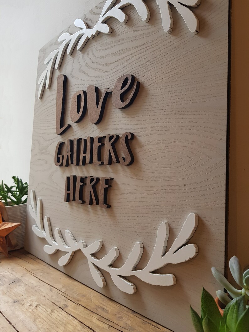 Love-3D-Wood Sign-Shabby | Etsy