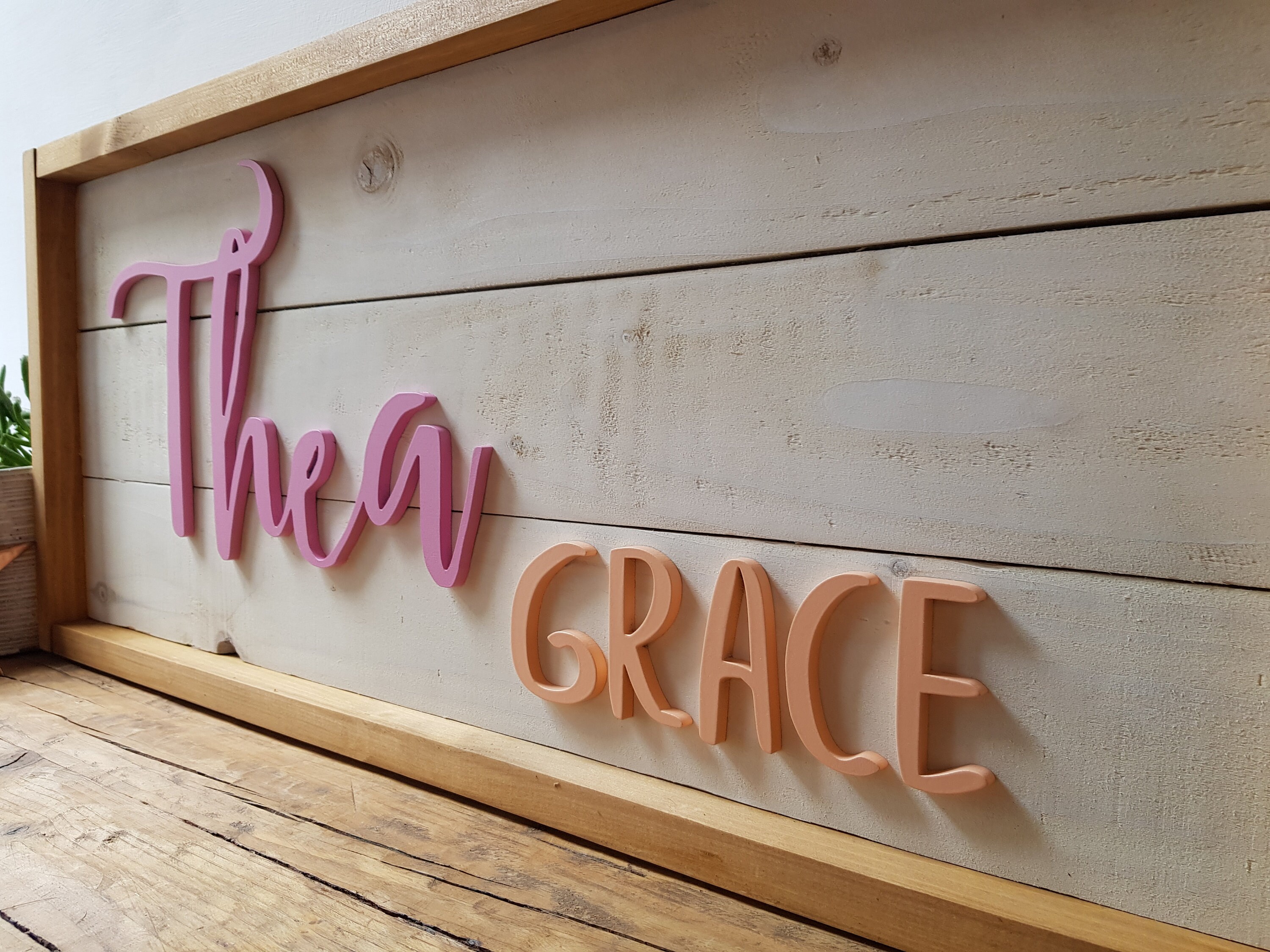 Custom Name Sign-Nursery Name Sign-3D-Farmhouse Sign-Nursery | Etsy