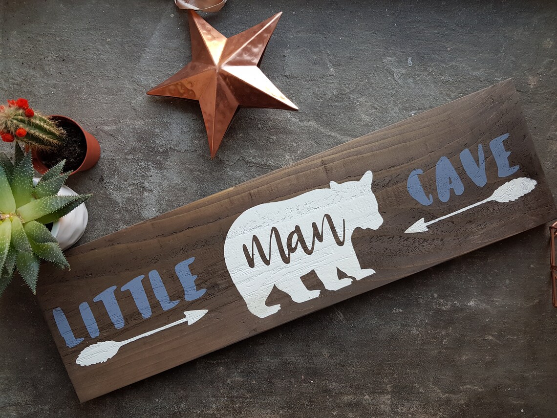 Woodland Nursery-Nursery Decor-Bear-Wood Sign-Woodland-Nursery | Etsy