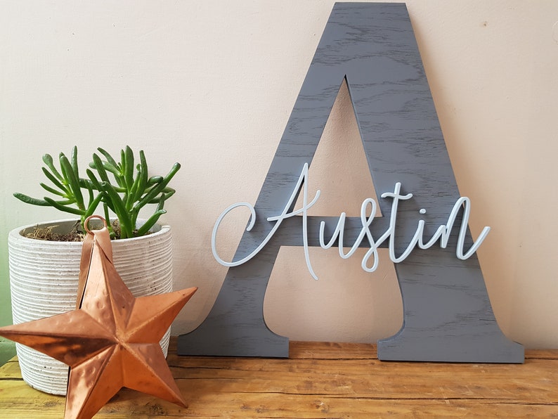 Nursery Decor-nursery Name Sign-nursery Wall Art-baby Name - Etsy