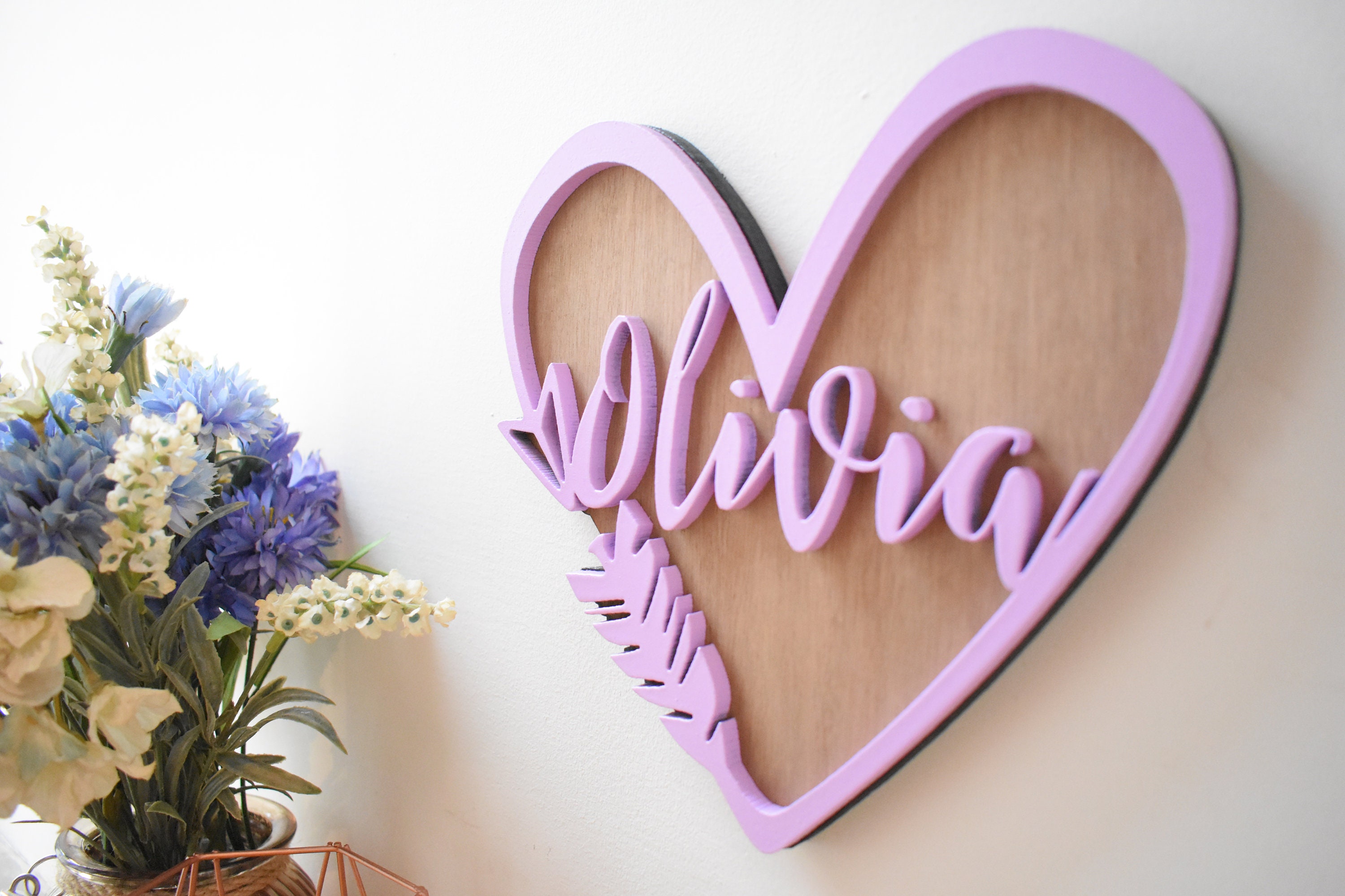 Personalised-3D-Wood Sign-Custom-Nursery Decor-Reclaimed | Etsy