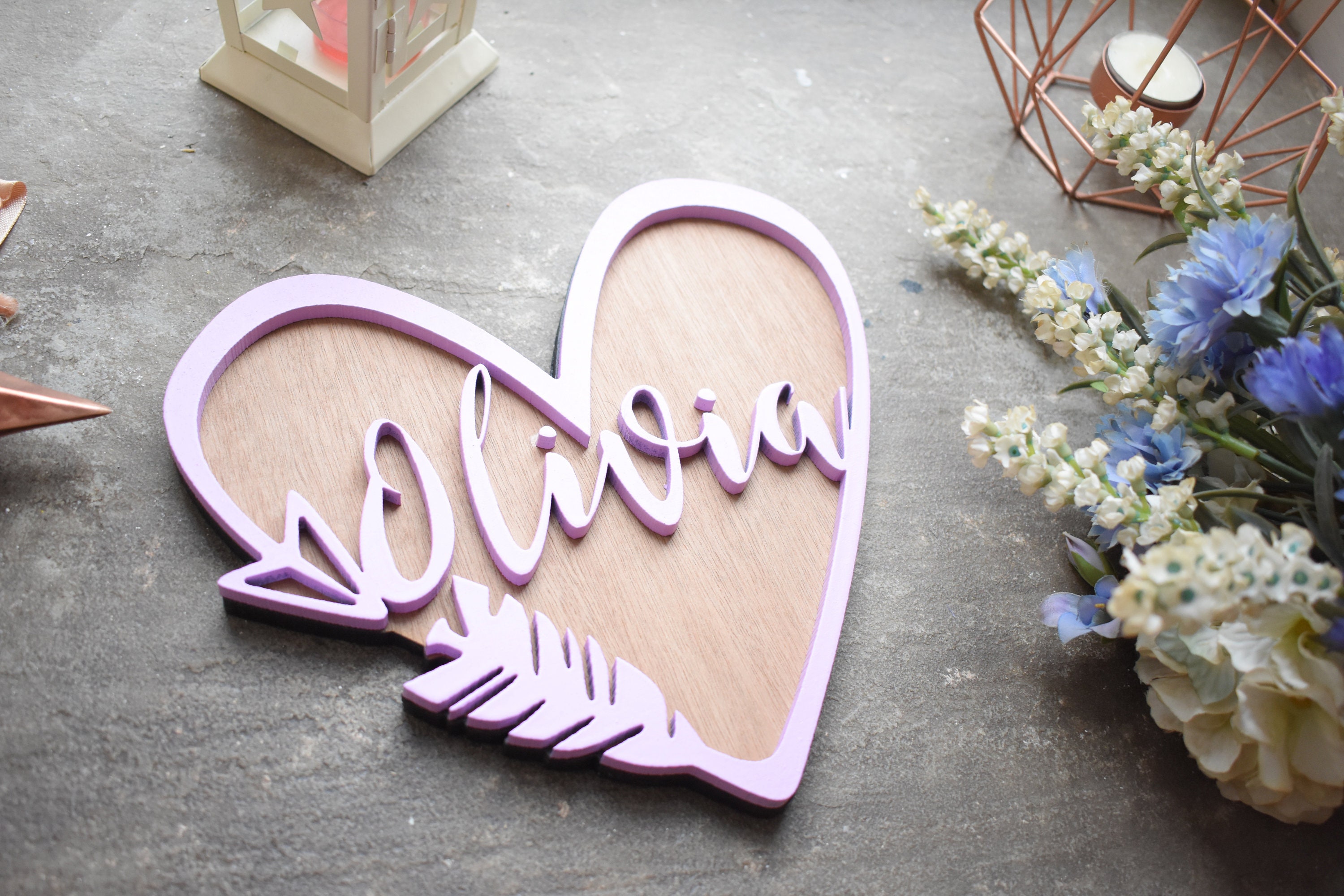 Personalised-3D-Wood Sign-Custom-Nursery Decor-Reclaimed | Etsy