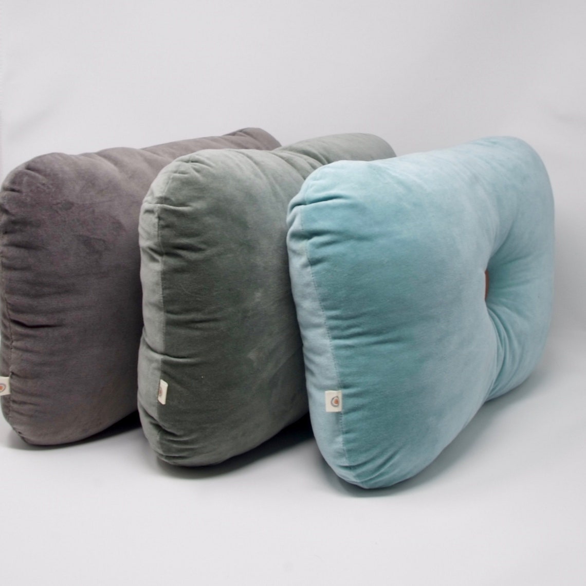 Minimalist Rectangular Handmade Cushion in France With Round - Etsy