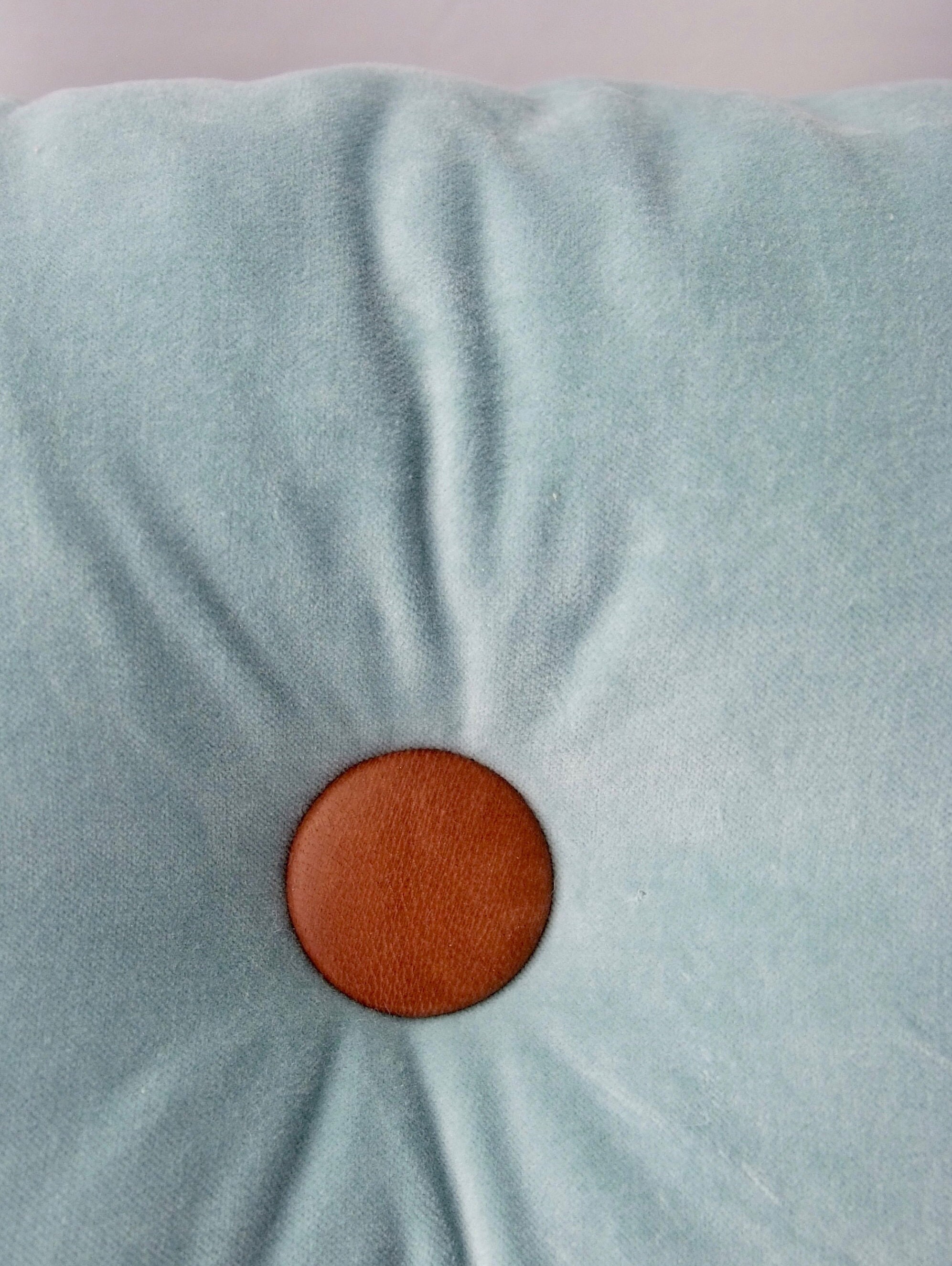 Minimalist Rectangular Handmade Cushion in France With Round - Etsy