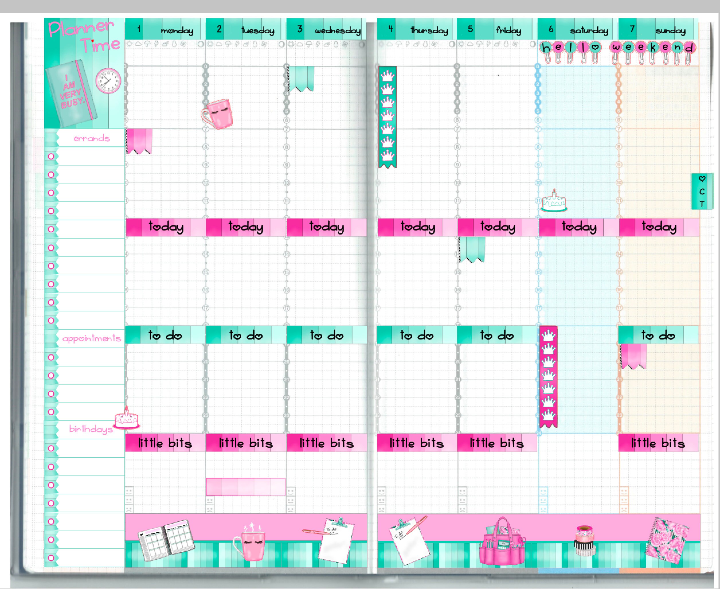 Jibun Techo Weekly Planner Set Planner Time - Etsy